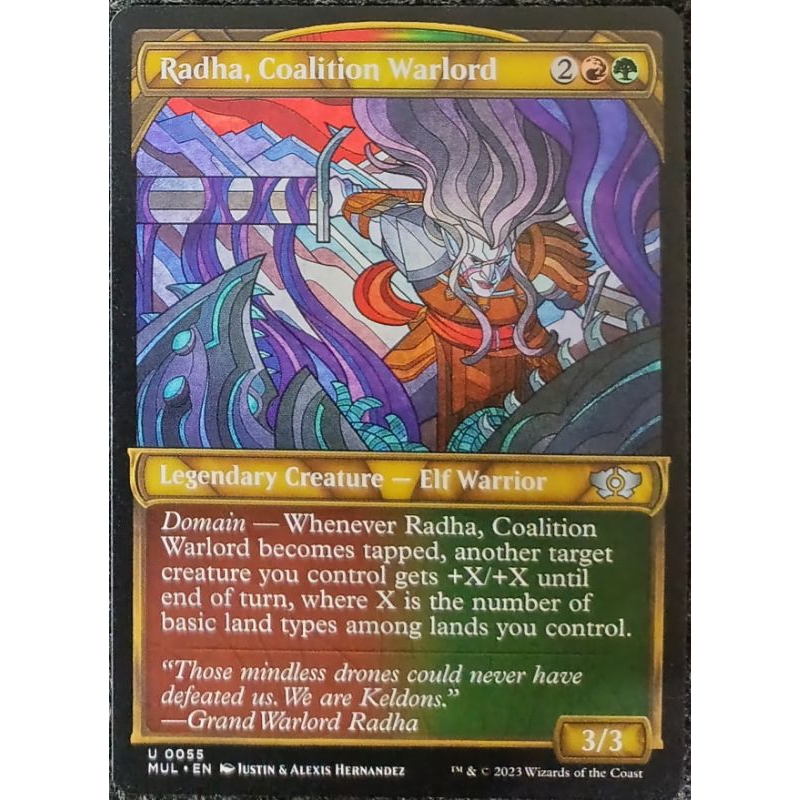 Magic The Gathering : Radha, Coalition Warlord Uncommon Multiverse ...