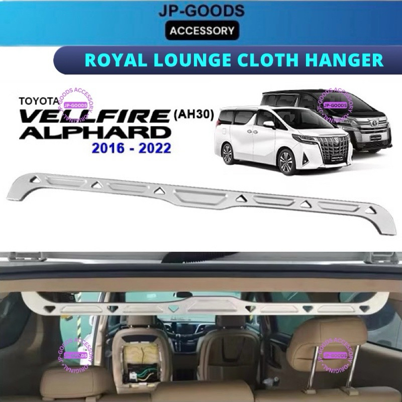Toyota Alphard Vellfire 30 Rear Trunk Top Royal Lounge Cloth Hanger Bar ...