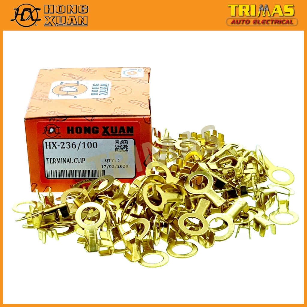 HX236 Hong Xuan Malaysia Heavy Duty Non Insulated Ring Terminal (10PCS ...