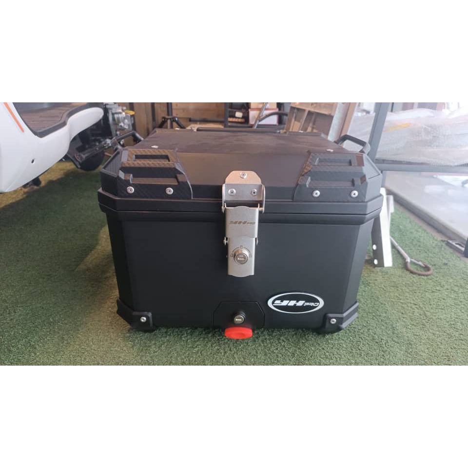 YHPRO Top Box Motorcycle 45L With Back Rest And Universal Base Plate ...