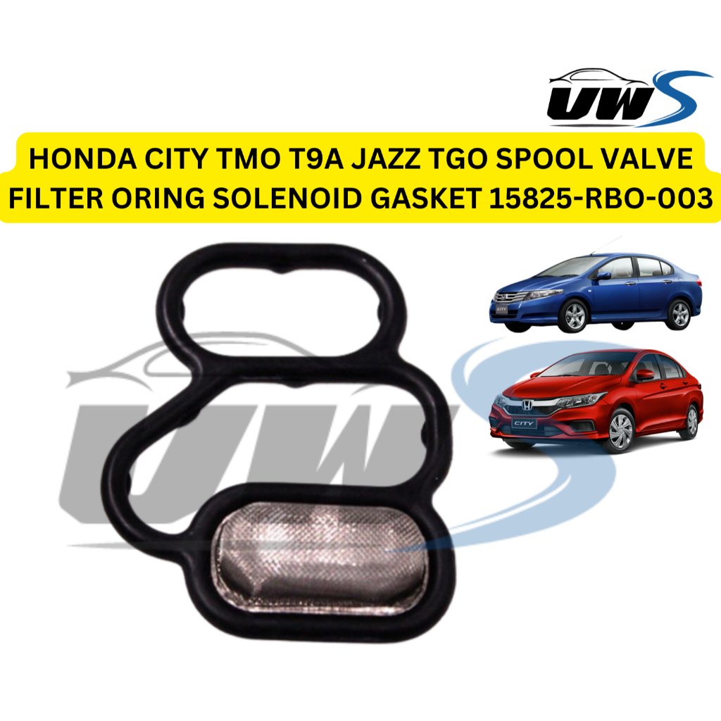 HONDA CITY TMO T9A JAZZ TGO SPOOL VALVE FILTER ORING SOLENOID GASKET ...