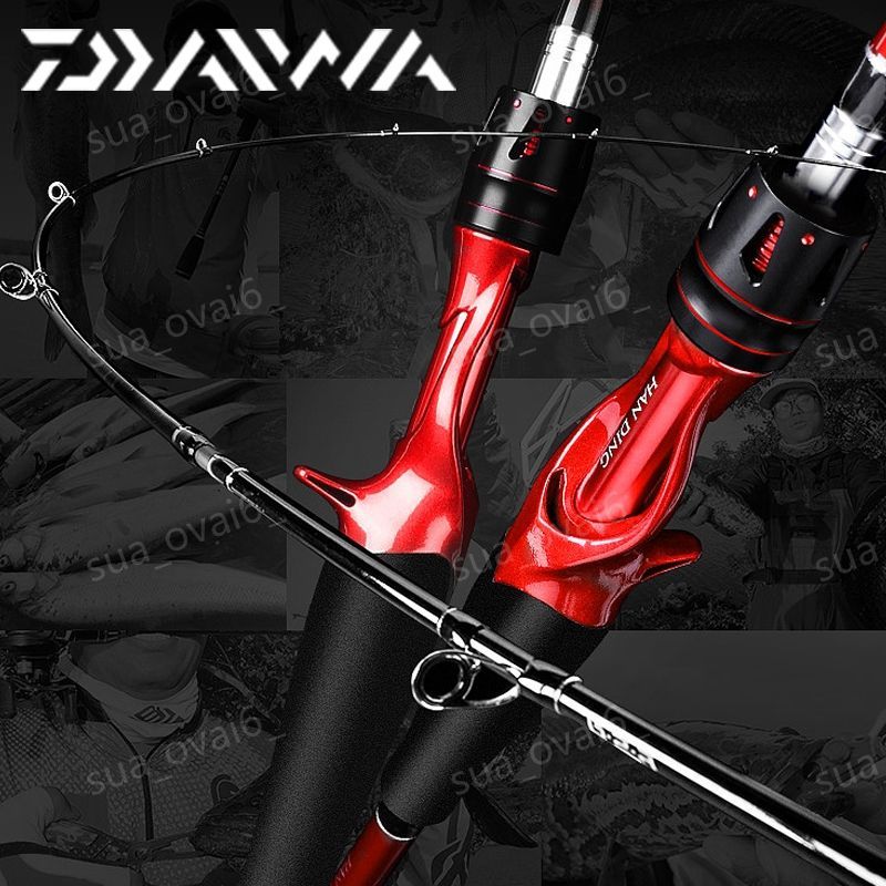 DAIWA Joran Fishing rod Medium Pancing Spinning Carbon Lure ultralight M Power baitcasting Rod ...