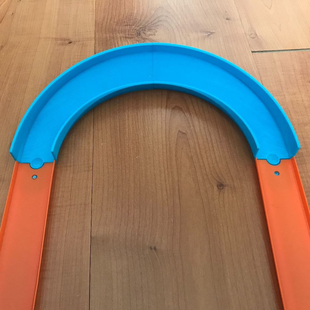 Hot Wheels Track 180° Degree Turn with Track Connector | Shopee Malaysia