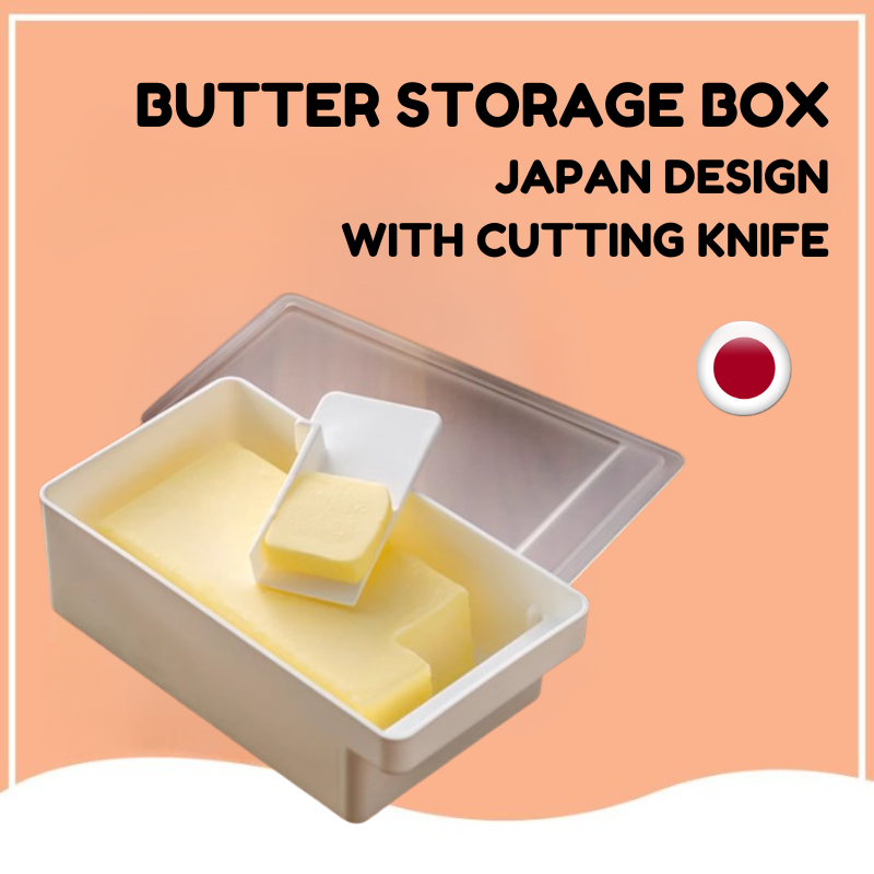 Japan Butter Storage Box with Cutter & Cover Eco-Friendly Butter ...