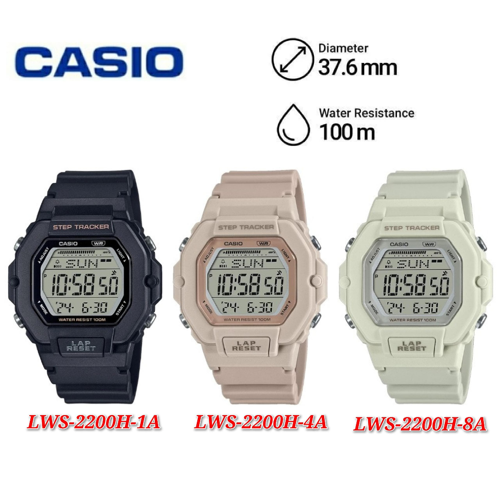 Casio Digital Women's Watch LWS-2200H | Shopee Malaysia