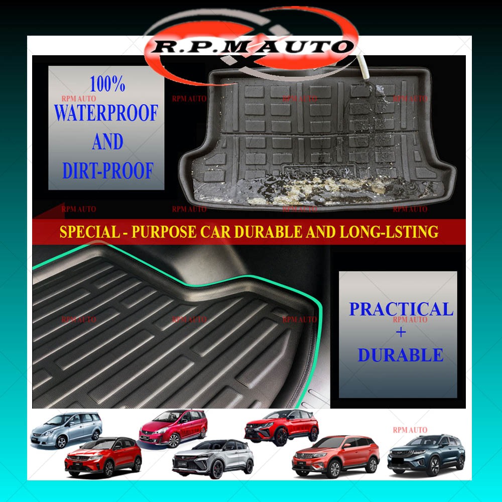 STOCK-READY OEM Kereta EXORA OLD EXORA 2018 Custom Fit Car Rear Boot ...