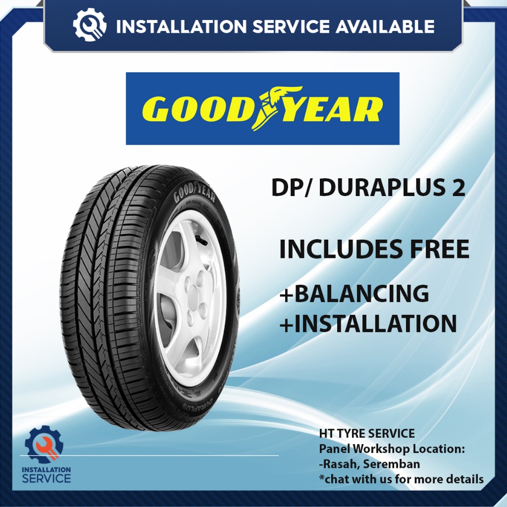 [Installation Available] Goodyear Assurance DP/ DURAPLUS 2 13 14 15 ...