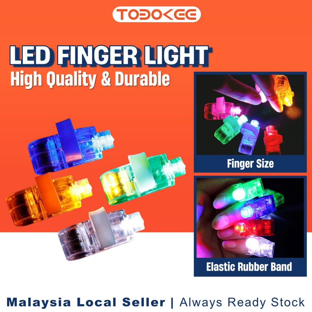 Party LED Finger Lamp Light High Brightness More Colour Mini Light ...
