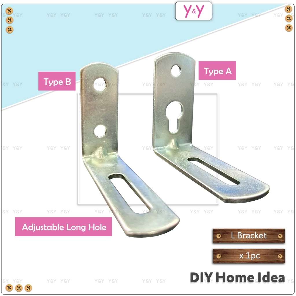 Y&Y Eco Multi Use Home Hardware Long Hole Adjustable L Shape Metal ...
