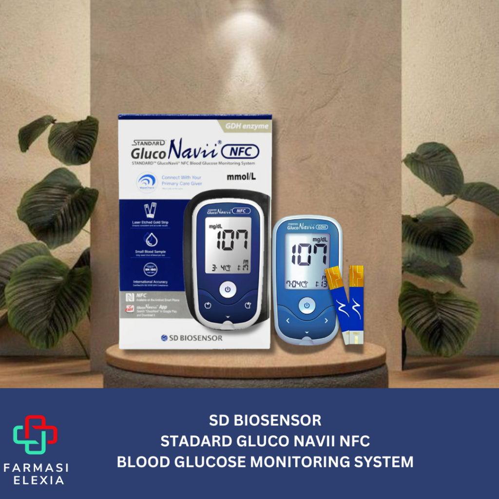 STANDARD GLUCONAVII NFC BLOOD GLUCOSE MONITORING METER | Shopee Malaysia