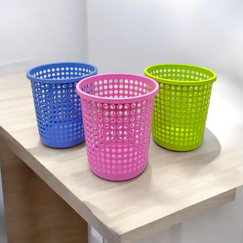 Basket/ Paper Dustbin Basket / DustBin / Rubbish Bin / Tong Sampah ...