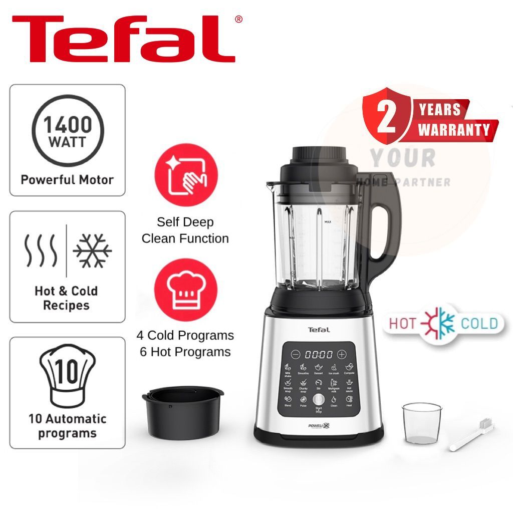 Tefal PerfectMix Cook & Steam BL83SD High Speed Smart Blender & Cooker ...