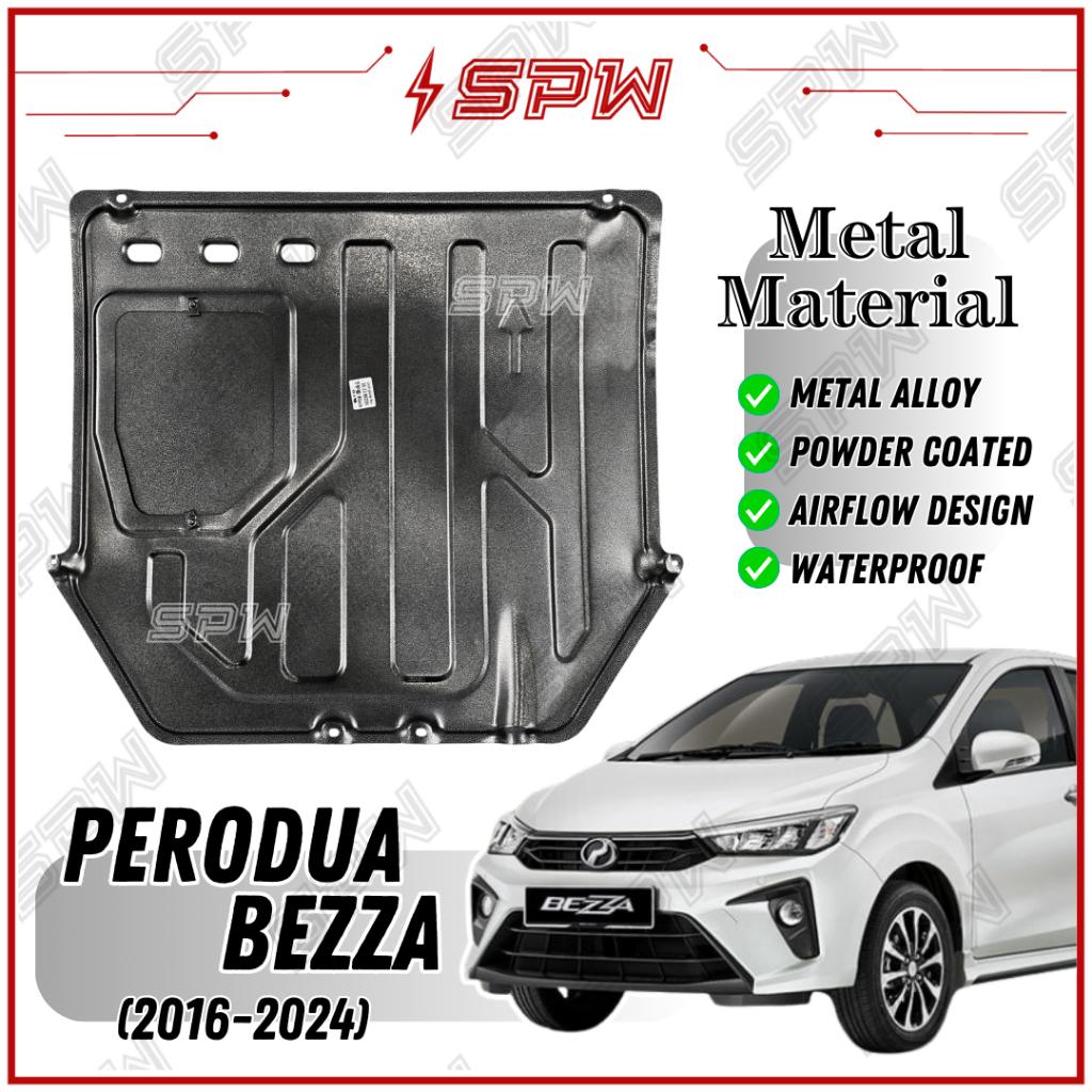 Perodua Bezza (2016-2024) Engine Cover Besi Metal Lower Under Engine ...