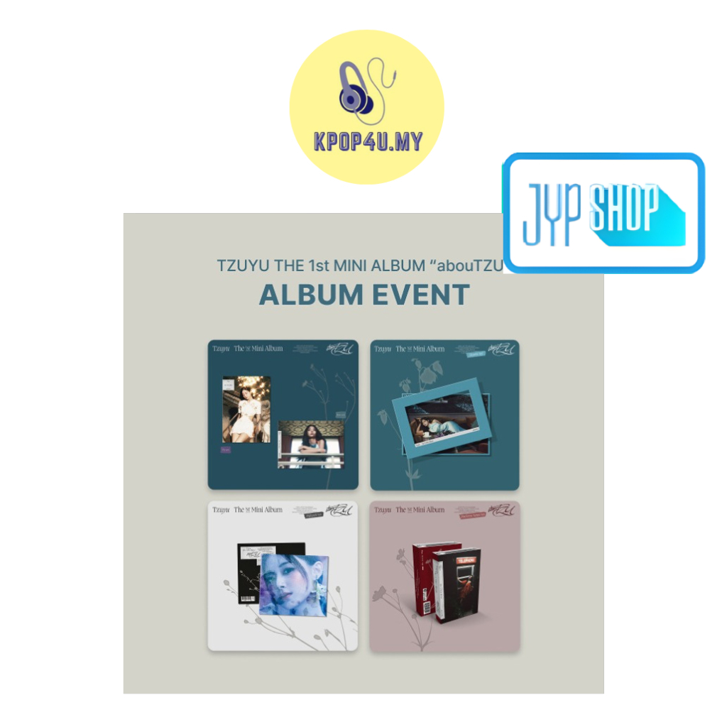 [EVENT/4 VER SET] TZUYU - [abouTZU] THE 1st Mini Album SOLO | Shopee ...