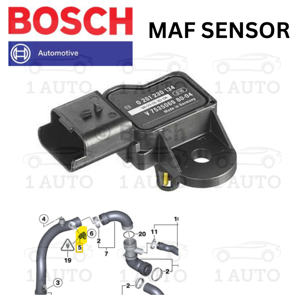 BOSCH TEMPERATURE PRESSURE SENSOR MINI COOPER R56 R55 CLUBMAN R57 ...