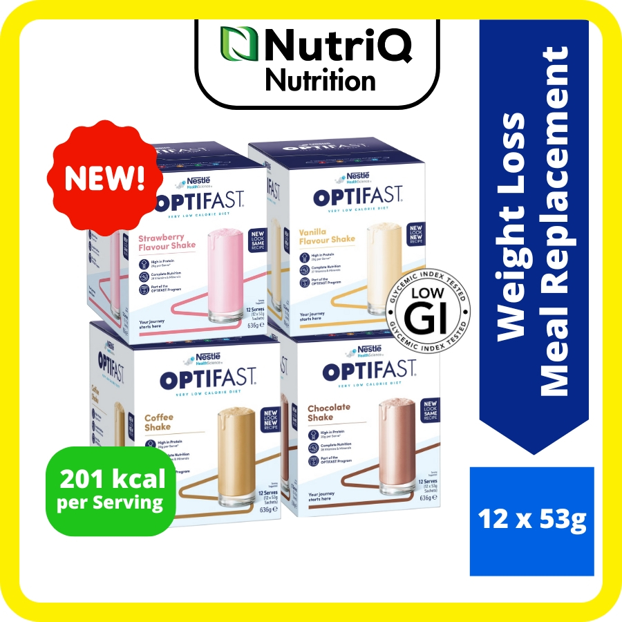 Nestle Optifast Meal Replacement for Weight Loss 营养代餐奶昔 Kurus Badan ...