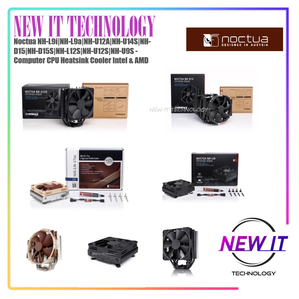 Noctua NH-L9i|NH-L9a|NH-U12A|NH-U14S|NH-D15|NH-D15S|NH-L12S|NH-U12S|NH-U9S - Computer CPU ...