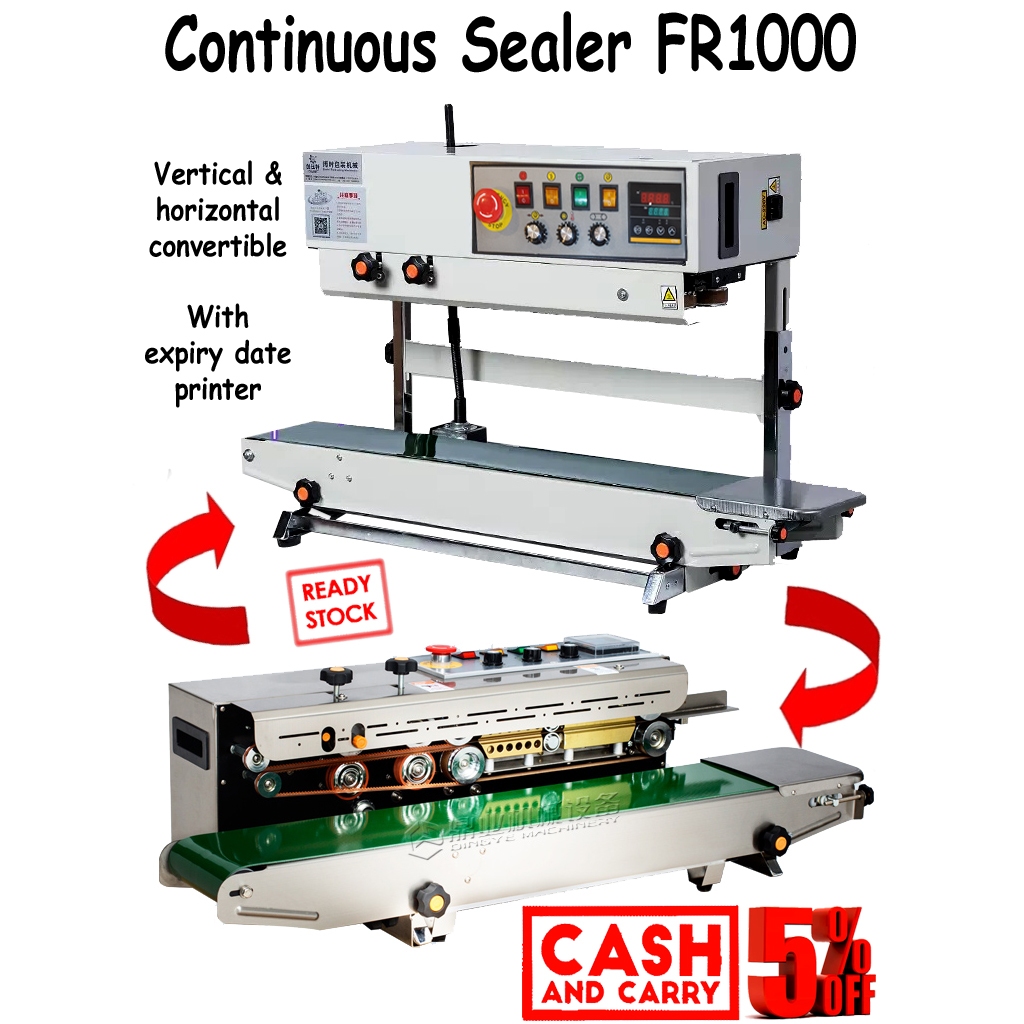 Continuous Sealing Machine FR1000 With Date Print/ Band Sealing Machine ...