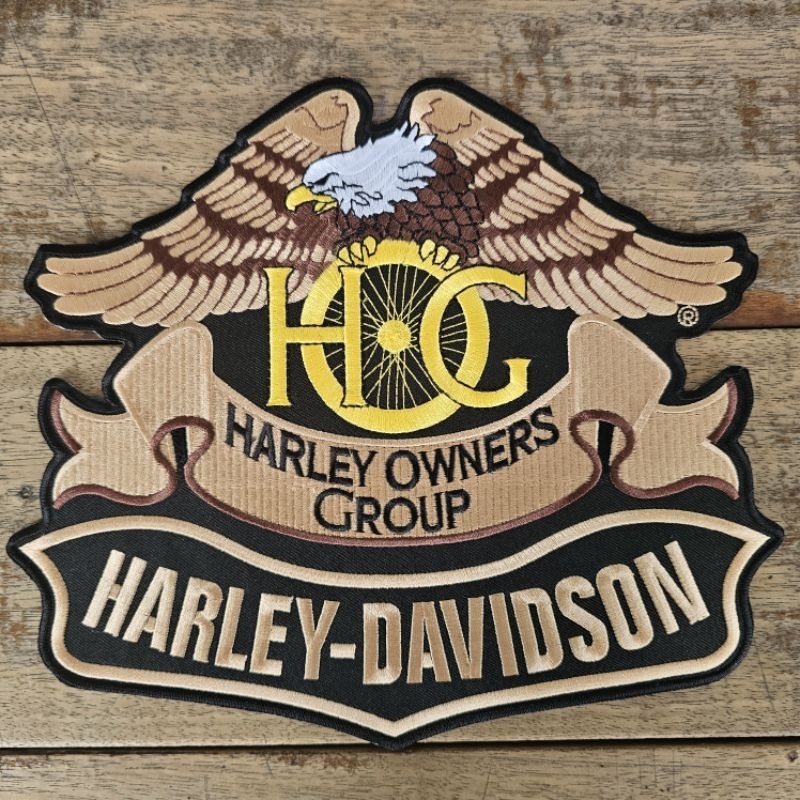 Harley Davison HOG Hawk [Large] Embroidery Patches 67 (Ready Stock ...