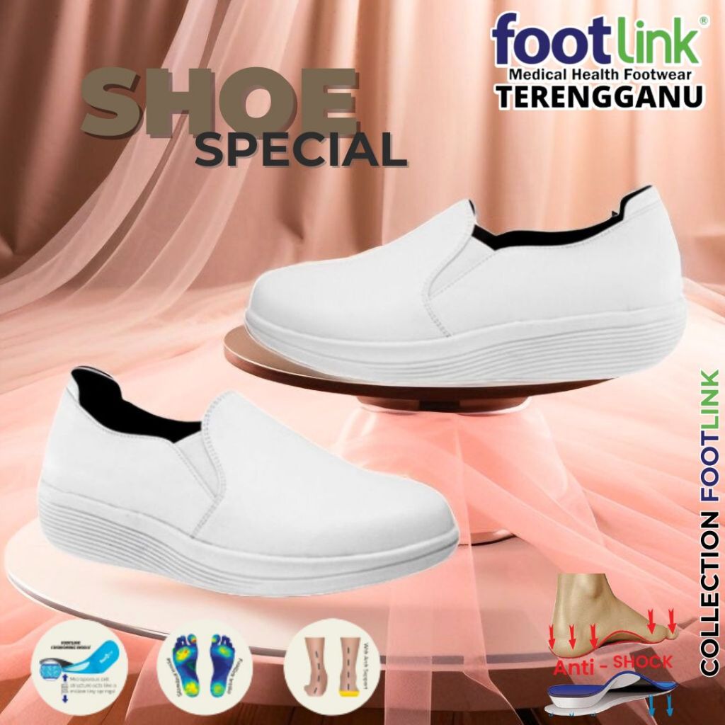Footlink MD 1076 Health Women Shoe Nurse Jururawat | Shopee Malaysia