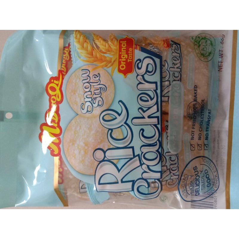 Snow Rice Crackers / Biskut Beras Salji / 雪饼 66g (Ready Stock) | Shopee ...