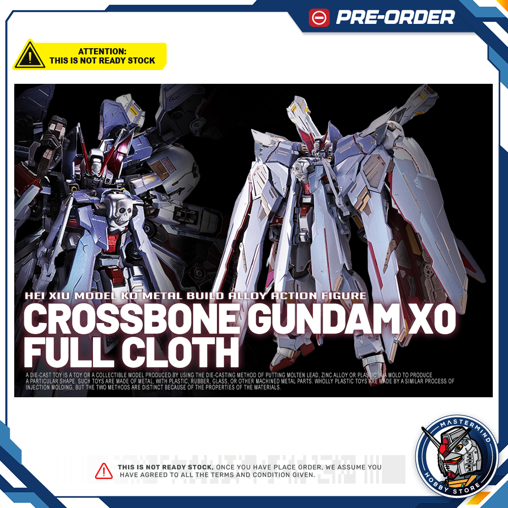 (Ready Stock) Hei Xiu Model KO Metal Build Crossbone Gundam X-0 Full ...