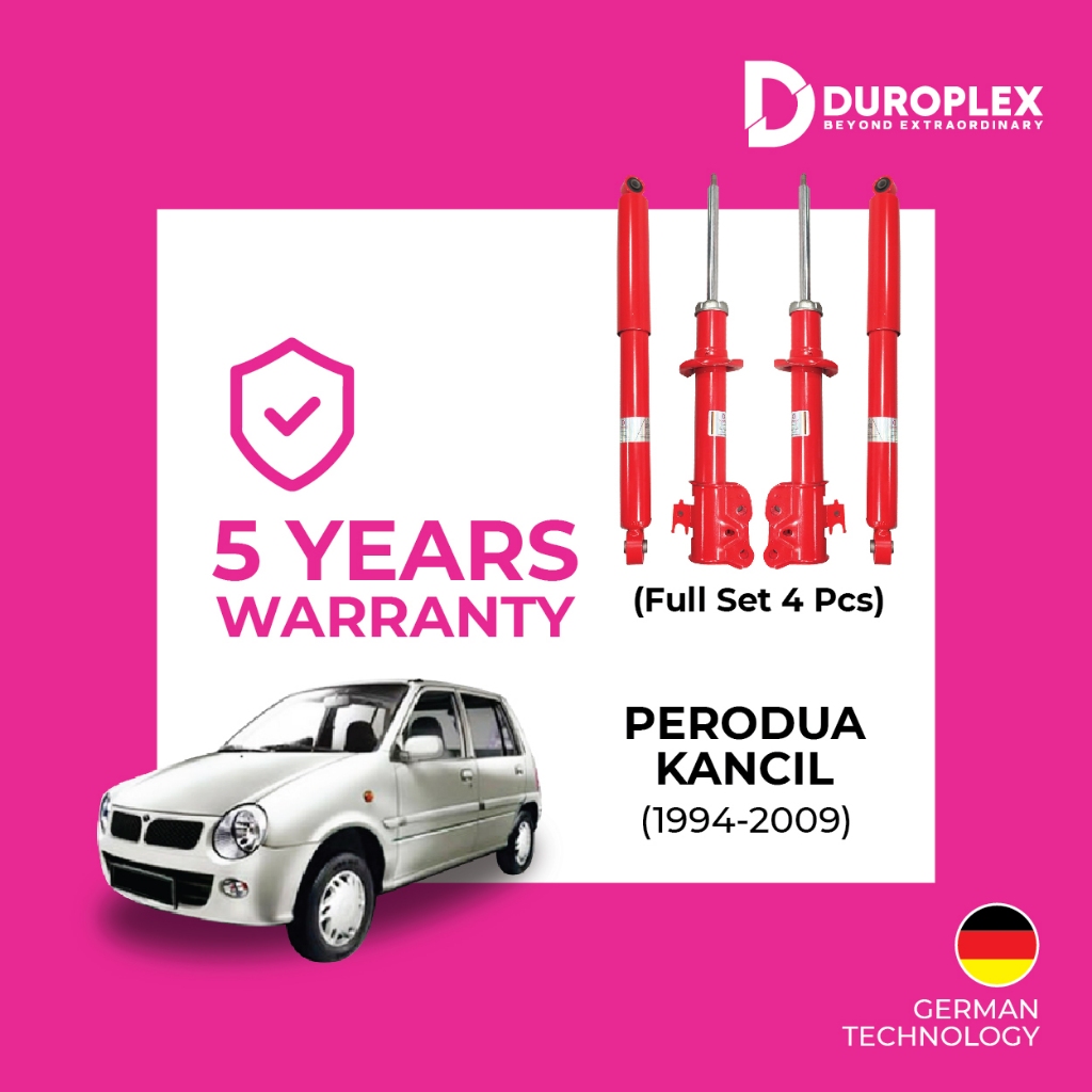 DUROPLEX Full Set Absorbers Perodua Kancil 1994-2009 | Shopee Malaysia