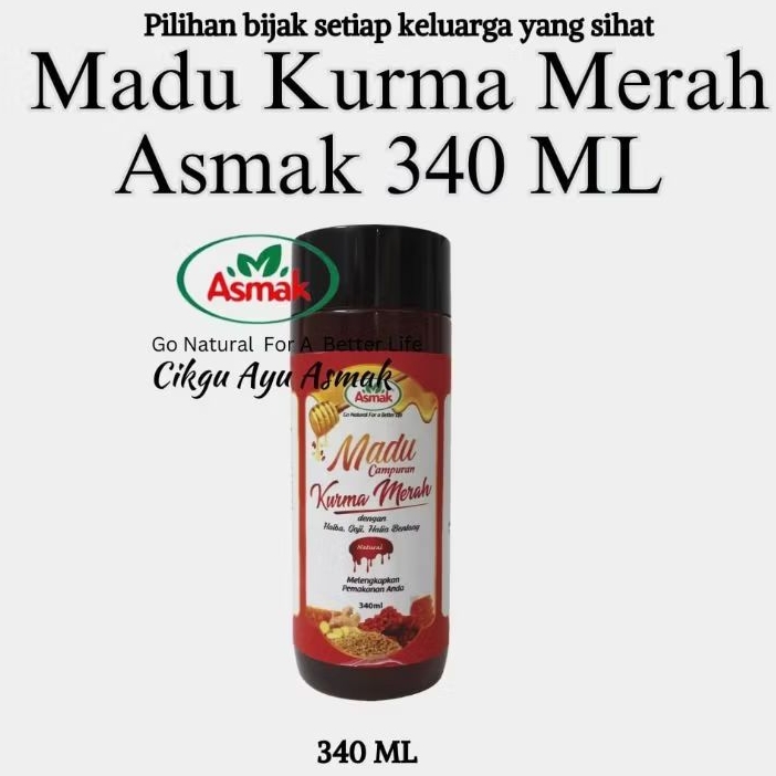[READY STOCK] Madu Kurma Merah Asmak 340ml | Shopee Malaysia