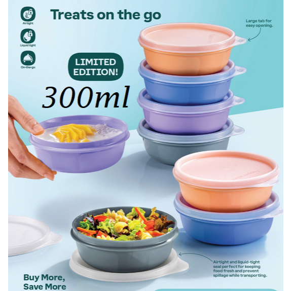 *2pcs/4pcs/8pcs*Tupperware modular bowl Mini 300ml | Shopee Malaysia