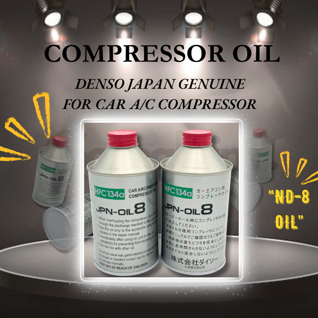 Denso Genuine Product “ND 8 Oil” Car AirCond Compressor Oil R134A ...