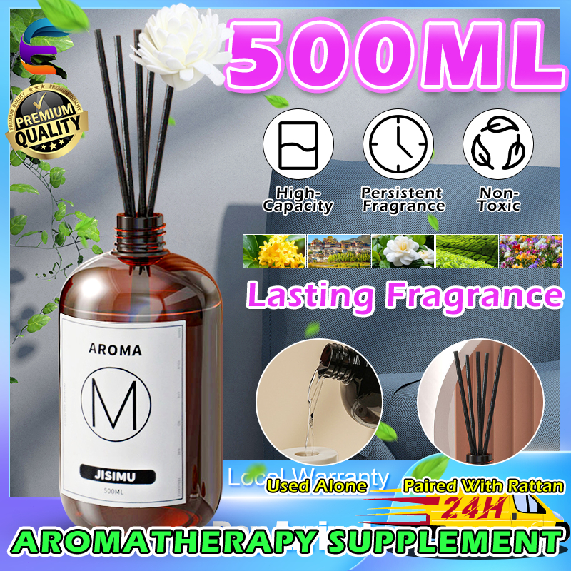 500ml Aromatherapy Essential Oil FragranceReed Diffuser Air Fresheners ...