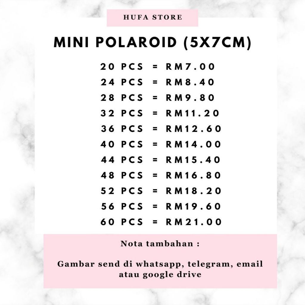 LOMO CARD | POLOROID MINI | POLOROID MURAH | PHOTO PRINTING | Shopee ...