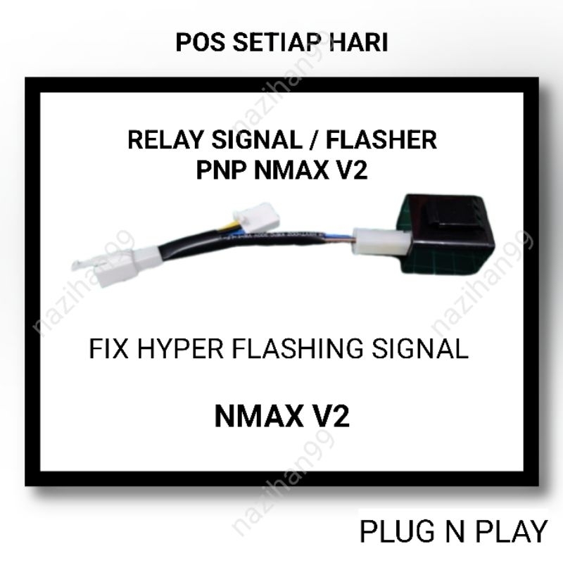 🔥 PNP RELAY SIGNAL / FLASHER FOR NMAX V2 | Shopee Malaysia