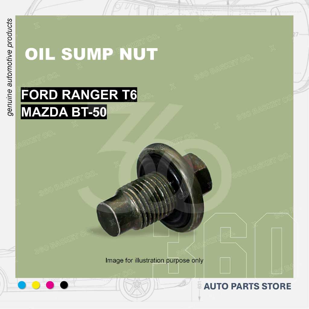 OIL DRAIN PLUG FOR FORD RANGER T6 FOCUS FIESTA (OIL SUMP NUT) | Shopee ...