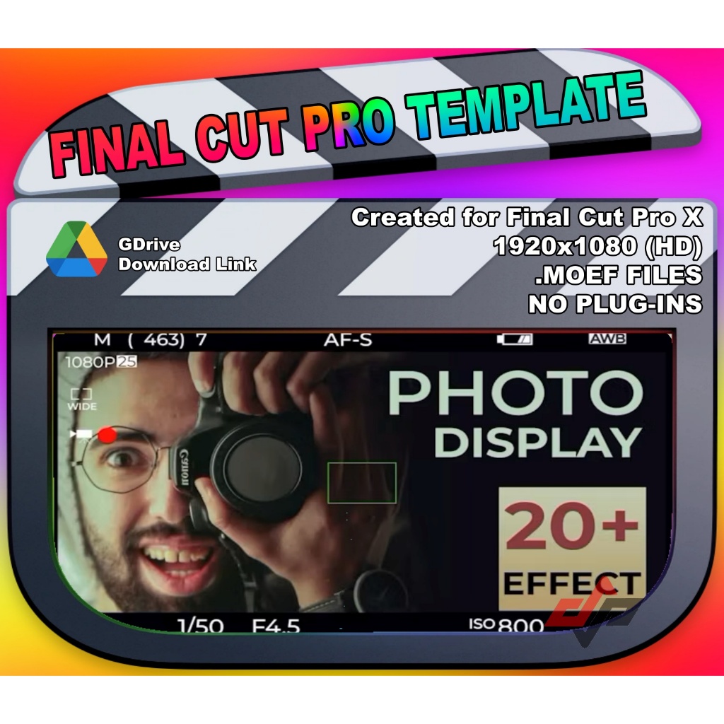 20+ Photo Display Pack MOEF Files Format for Final Cut Pro X in 1920 x ...