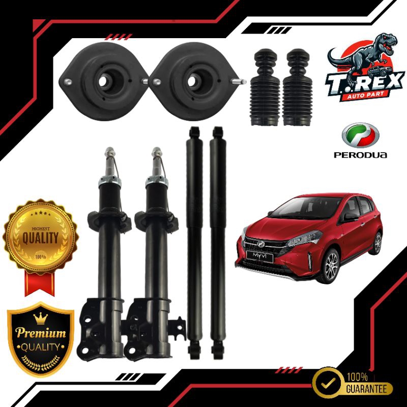 GENUINE Perodua Myvi new/gen3 FRONT DEPAN, REAR BELAKANG ABSORBER GAS ...