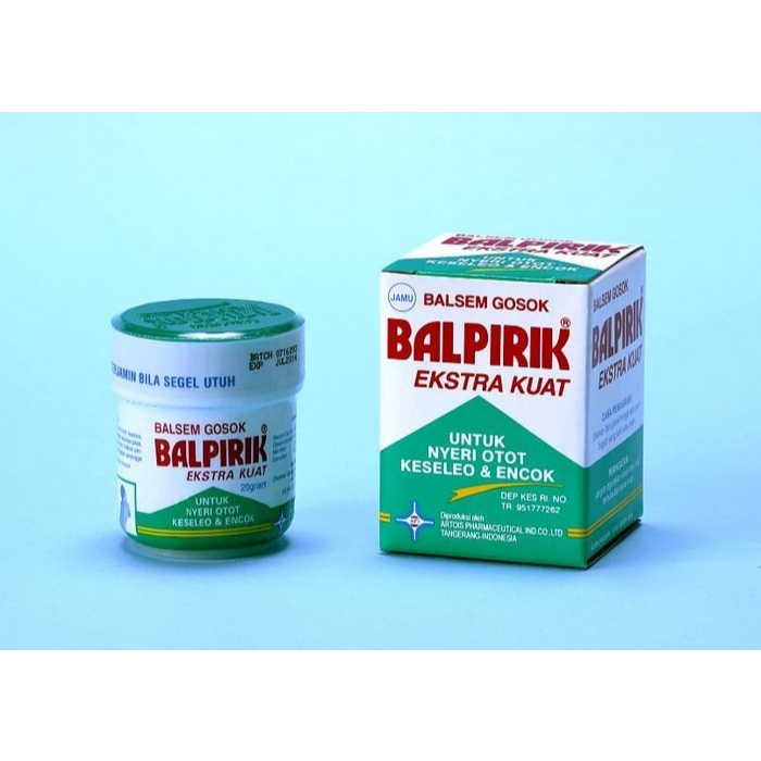 BALSEM GOSOK BALPIRIK EXTRA KUAT ( HIJAU ) 20 GRAM ORIGIN | Shopee Malaysia
