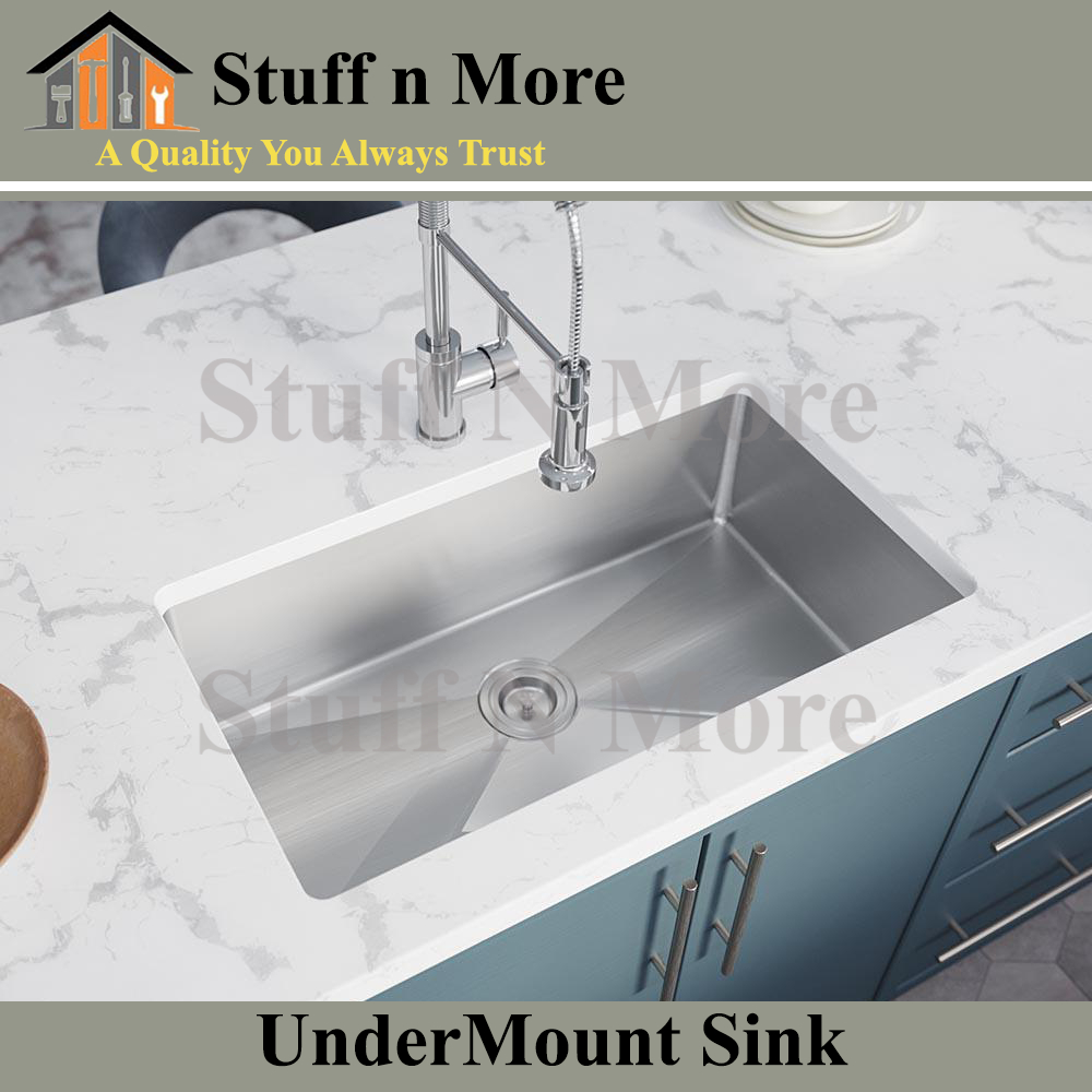 Sinki Dapur Kitchen Sink Stainless Steel Sink Undermount | Shopee Malaysia
