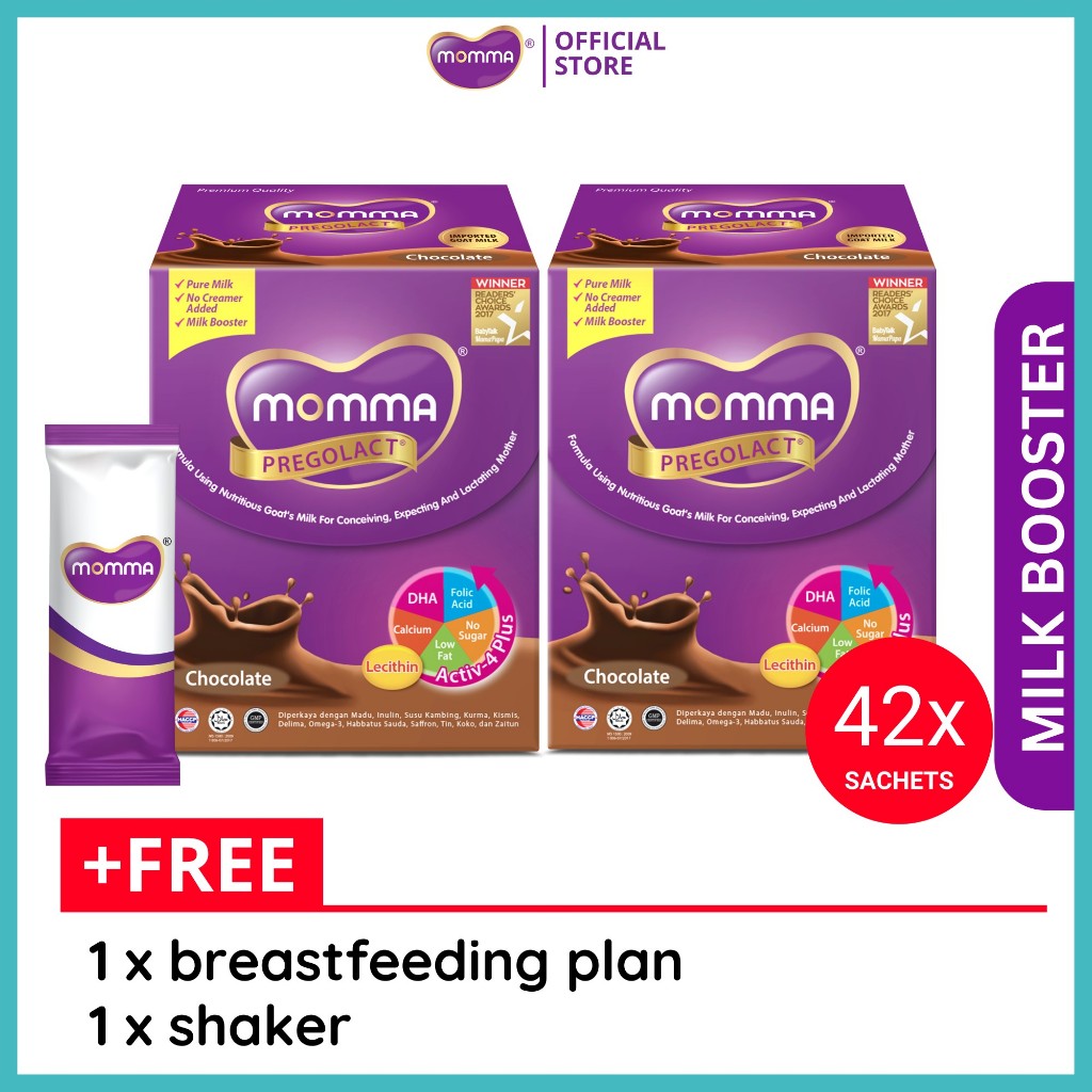Breastfeeding Supplement: Milk Booster MOMMA® Pregolact® Chocolate ...