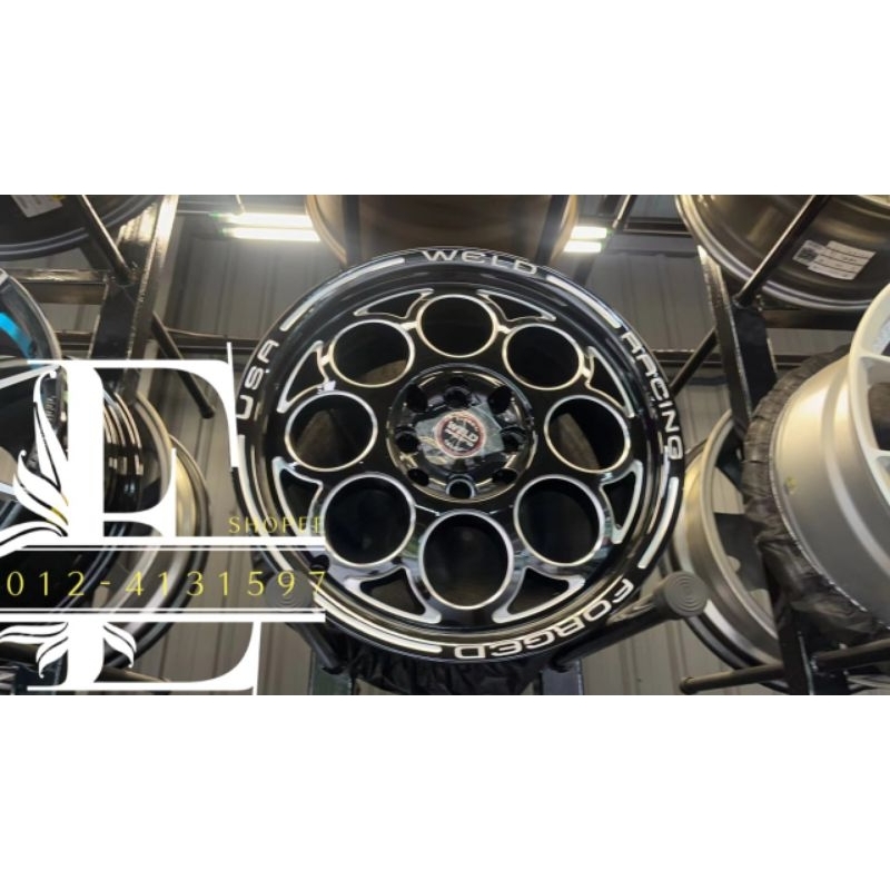 NEW SPORT RIM 15 INCH FORGED WELD RM 1680 4PC ( ADA SELL 2PC RM840 ...