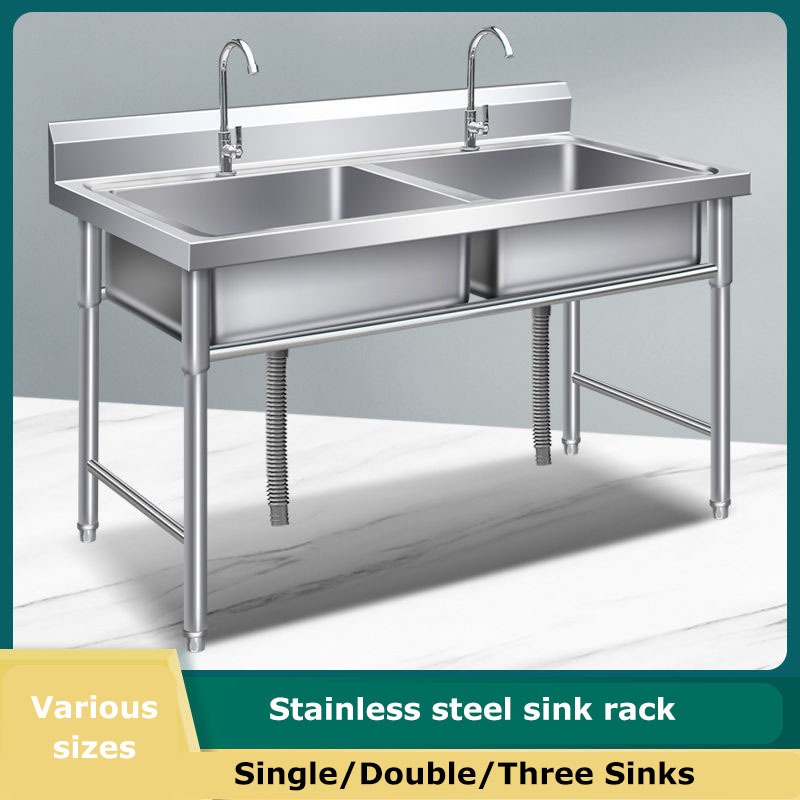 🔥Ready Stock🔥Stainless Steel Sink Pool Deepen Bowl With Bracket Single ...