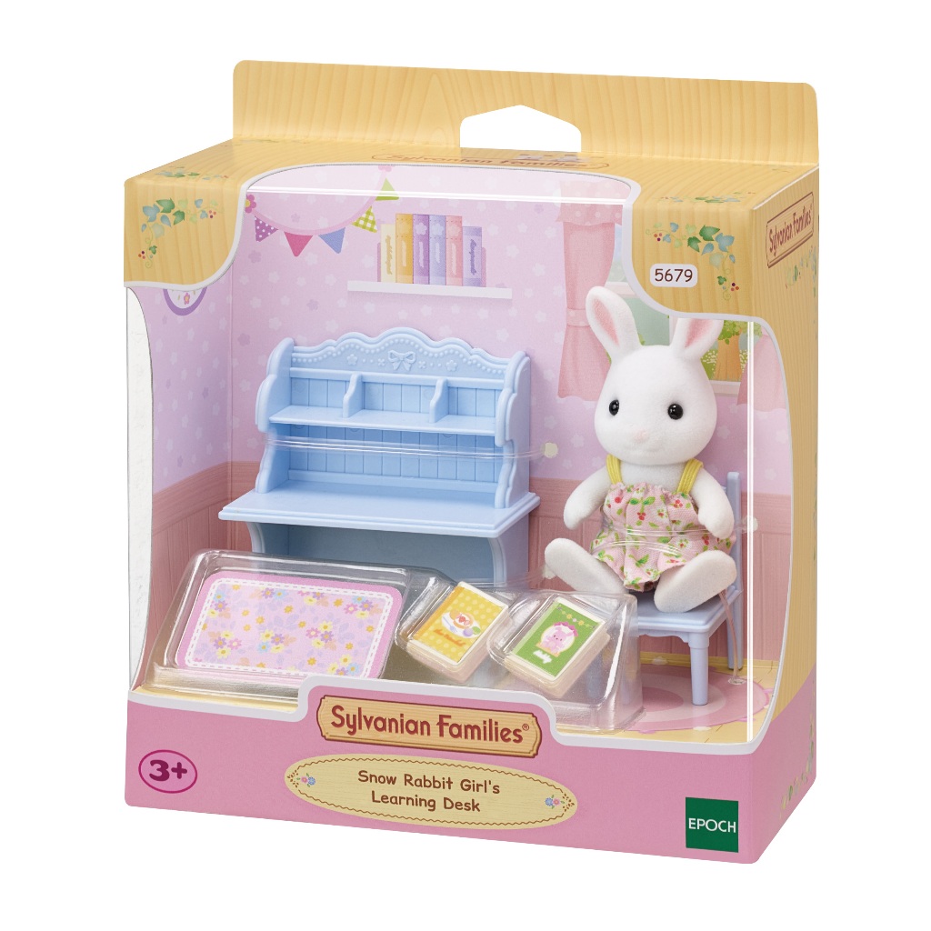 Sylvanian Families EB SNOW RABBIT GIRL'S LEARNING DESK #5679 | Shopee ...