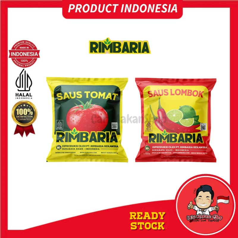 Rimbaria / Ria Rasa Saos Tomato Lombok Repack Product Indonesia🇮🇩 Bakso ...
