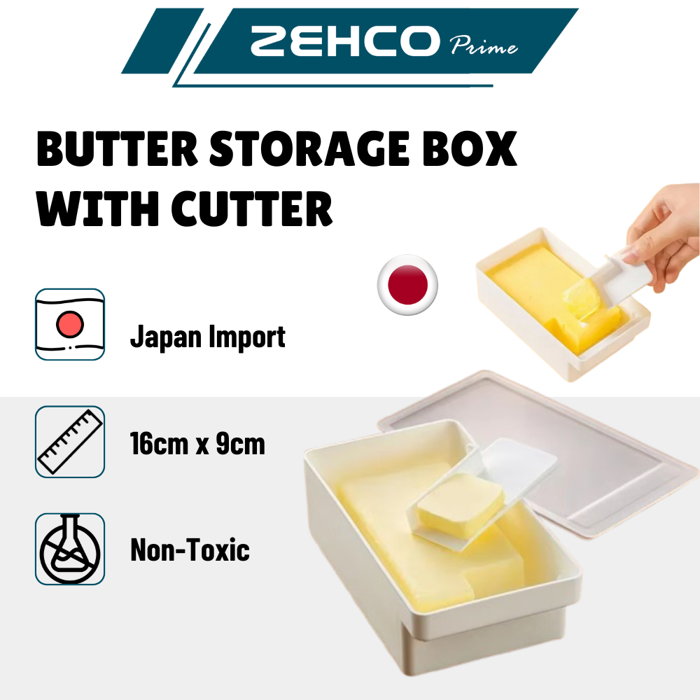 Japan Butter Storage Box with Cutter & Cover Eco-Friendly Butter ...