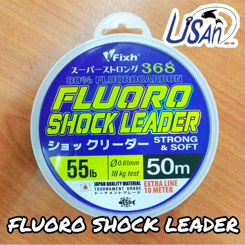 💯FAST SHIP💯 IFIXH 368 80% Fluorocarbon FLUORO SHOCK LEADER 50M FISHING LEADER TALI TANGSI TALI ...