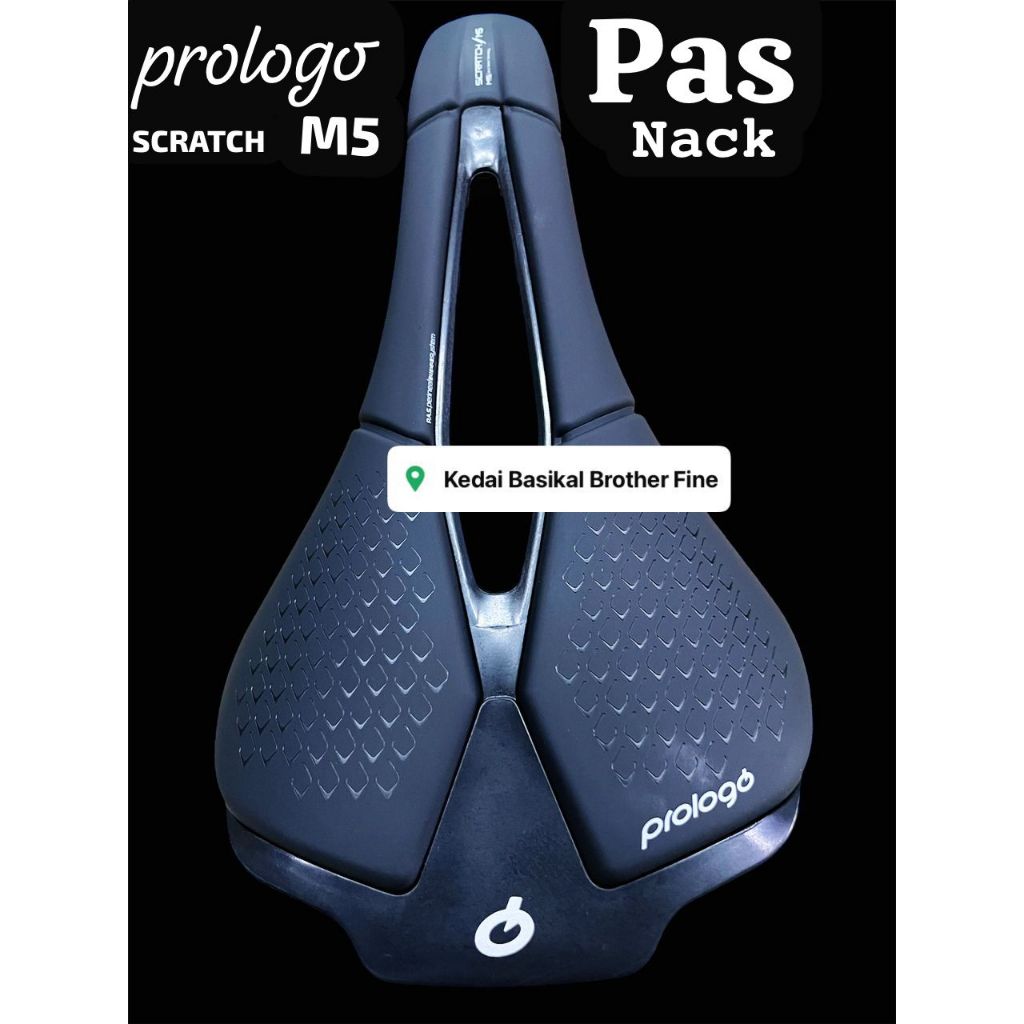 ORIGINAL PROLOGO SCRATCH M5 PAS NACK 140 SADDLE CARBON | Shopee Malaysia