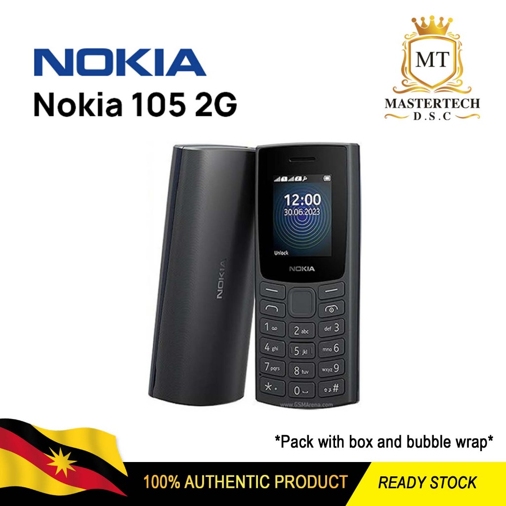 Nokia 105 2G [Malaysia Set] 1.8" Display FM Radio 1 Year Nokia Malaysia ...