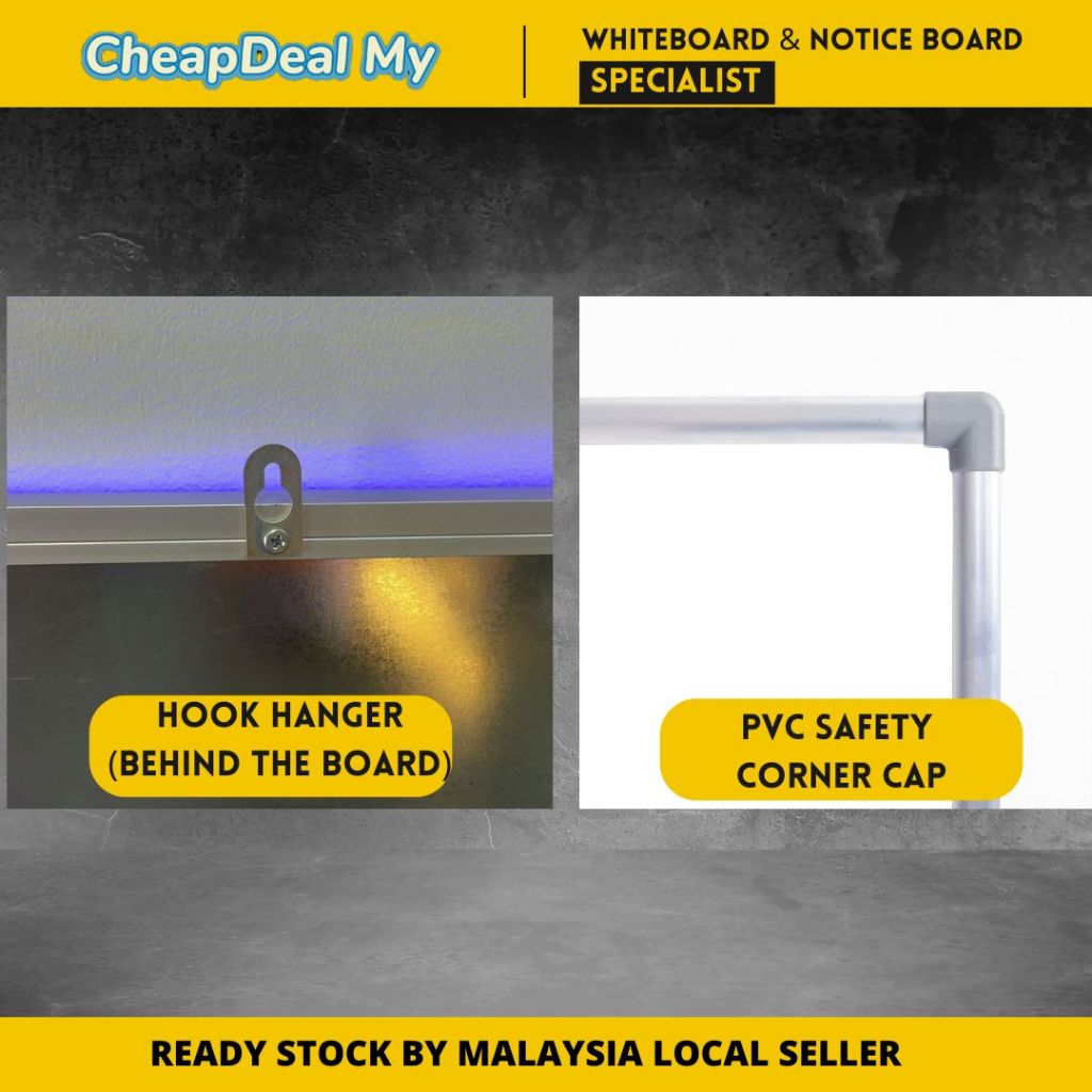Papan Kenyataan Notis Soft putih/ Notice Softboard/pin board 3x4 3x5 ...