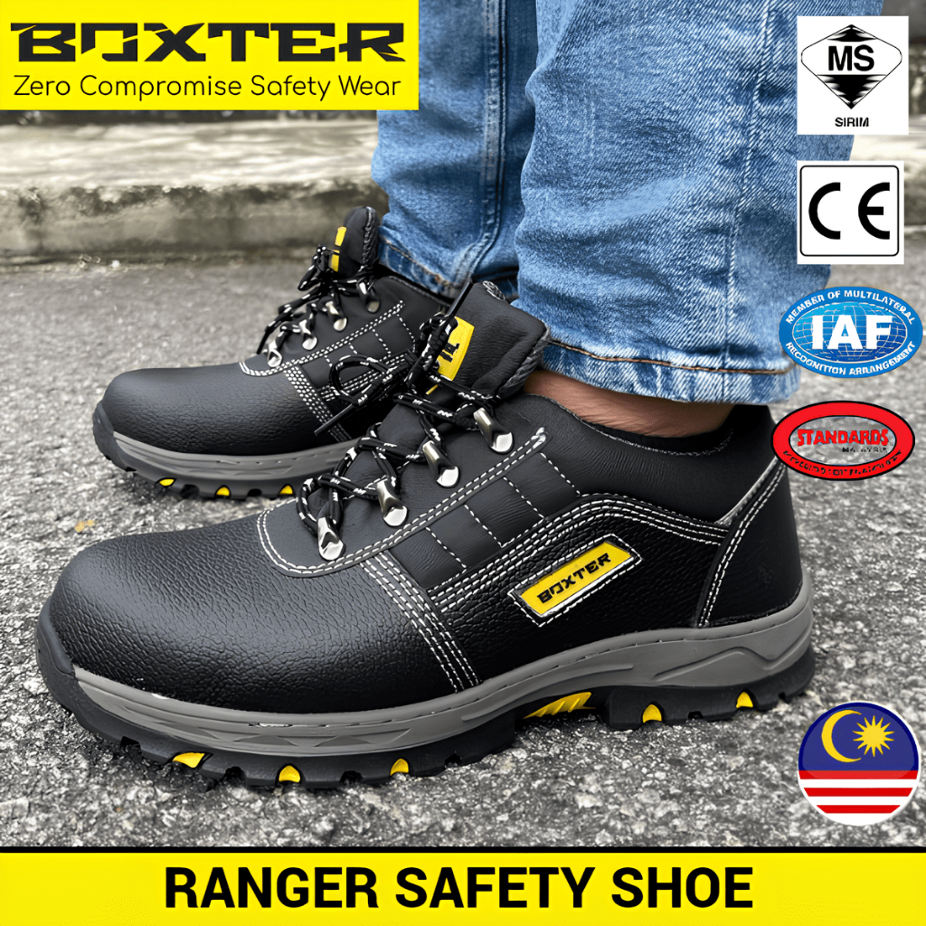 Boxter Safety Shoe Low Cut Safety Shoes Quality Leather Protective ...