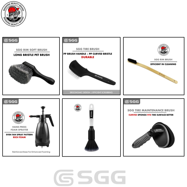 [SGG] CAR WASH ACCESSORIE COMBO - CAR WASH BRUSHES | SPRAYERS | Shopee ...